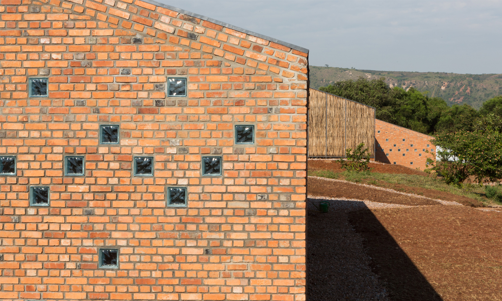 PIH Hospital Dormitory in Rwanda - Exterior Wall 2 — Sharon Davis Design