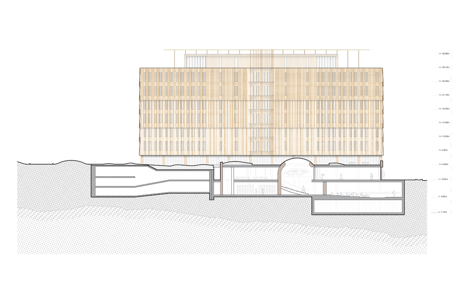 10_Longitudinal Elevation — Sharon Davis Design